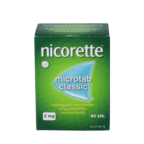 Nicorette Microtab Classic2 mg - dinApoteker.dk