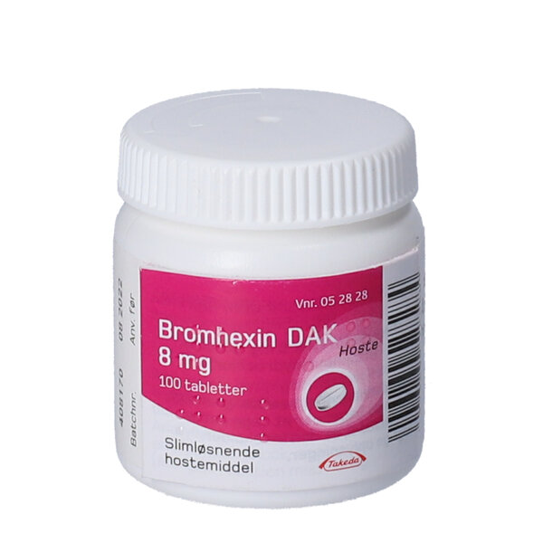 Bromhexin "DAK" 8 mg - dinApoteker.dk