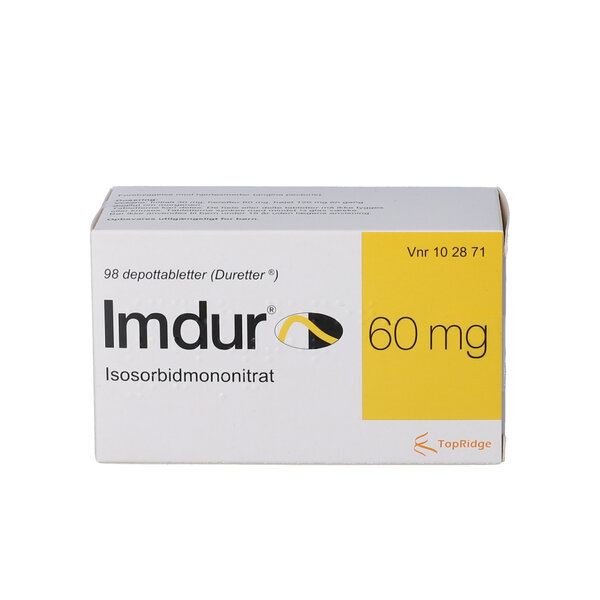 Imdur 60 mg 98 duretter | Køb lokalt på DinApoteker.dk